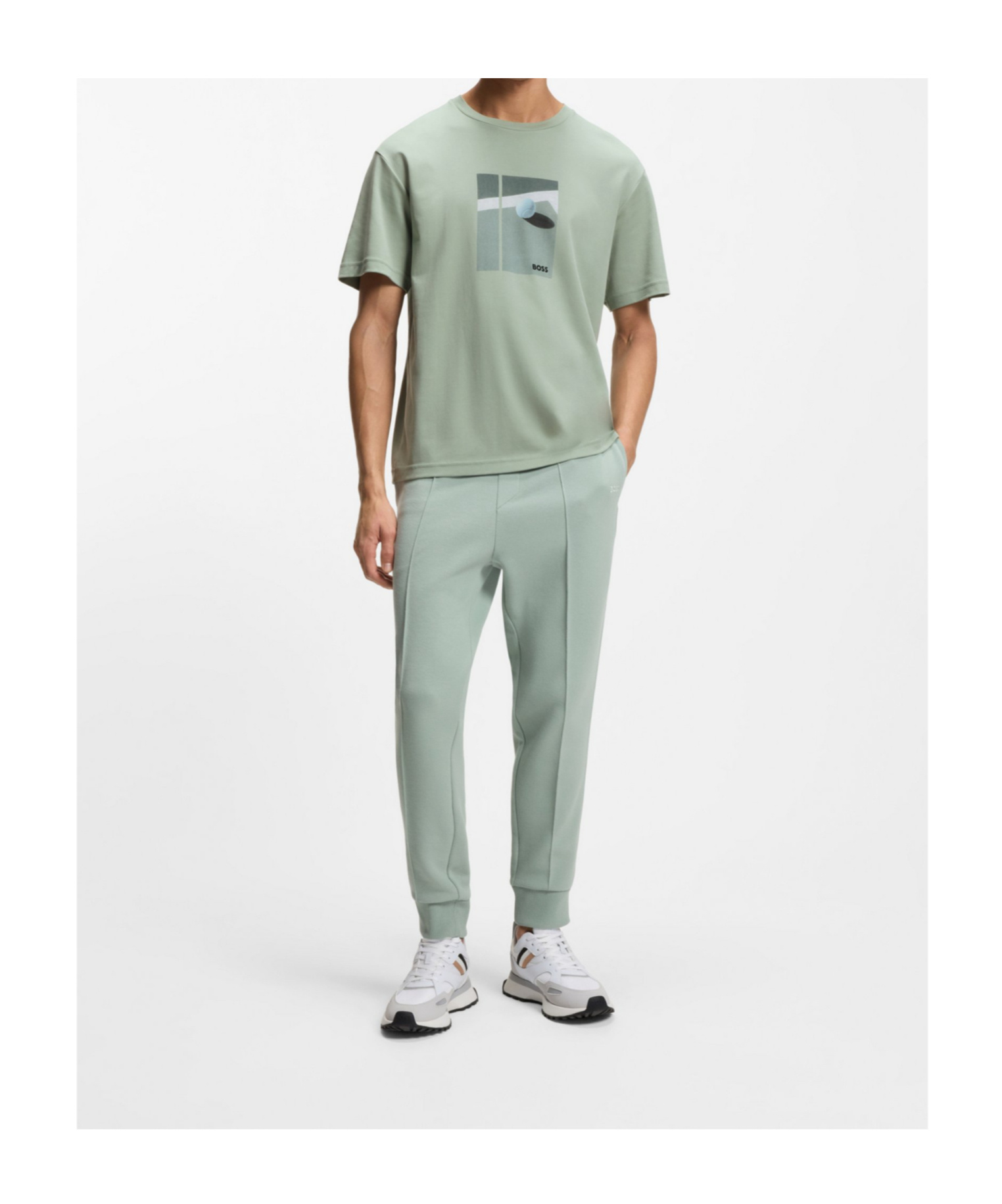 HUGO BOSS Crew neck short-sleeved T-shirt